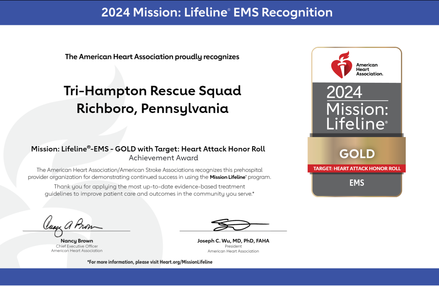 Subscriptions – Tri-Hampton Rescue Squad